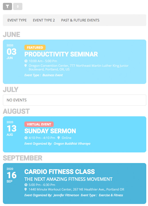 EventON - WordPress Event Calendar - EventON