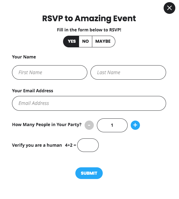 RSVP Events - EventON - EventON